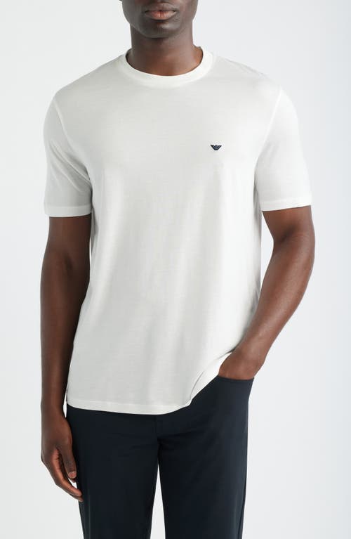EMPORIO ARMANI embroidered logo t-shirt